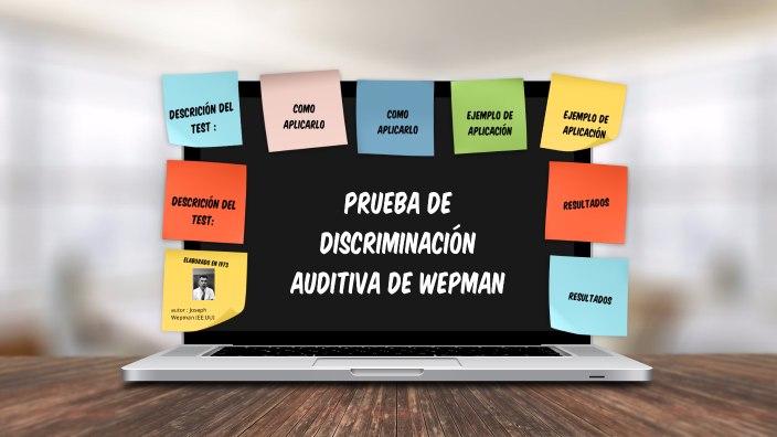 test de WEPMAN by ruth chamorro on Prezi