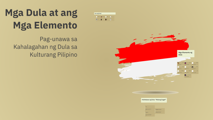 Mga Dula at ang Mga Elemento by Kimberly Ann Ogob on Prezi