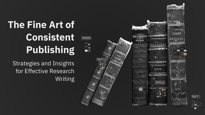 The Fine Art of Consistent Publishing by John Bawa on Prezi