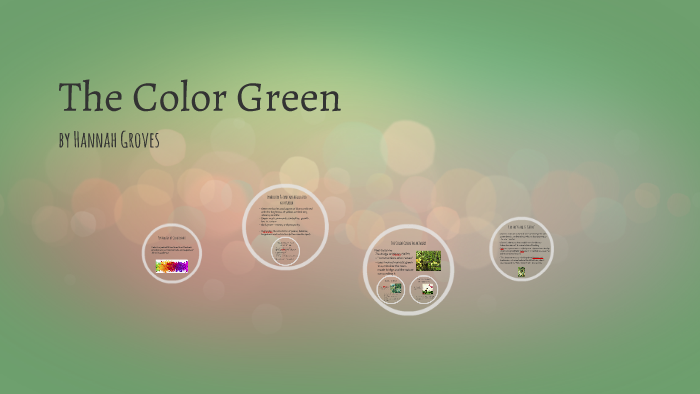 green color symbolism by on Prezi