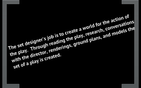 Introduction to Set Design by Caitlyn Baldwin on Prezi