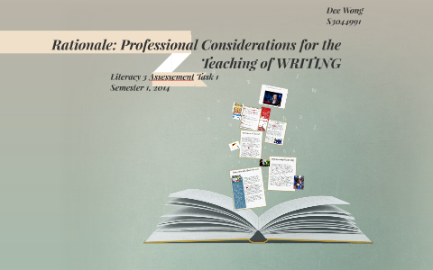 Rationale for teaching WRITING by Dee Wong on Prezi