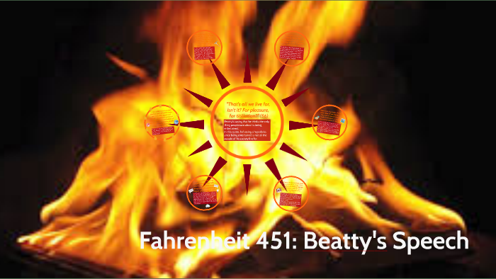 Fahrenheit 451: Beatty's Speech by Brinley Pethe on Prezi