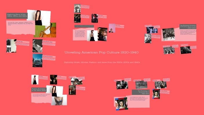 Unveiling American Pop Culture 1920-1940 by Mike Markulis on Prezi
