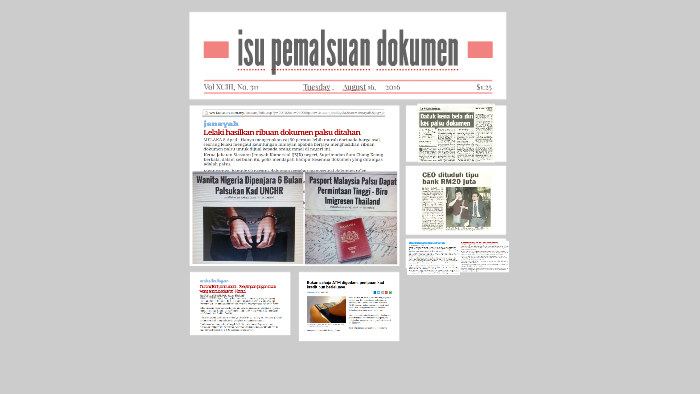isu pemalsuan dokumen by Samsul kamal on Prezi