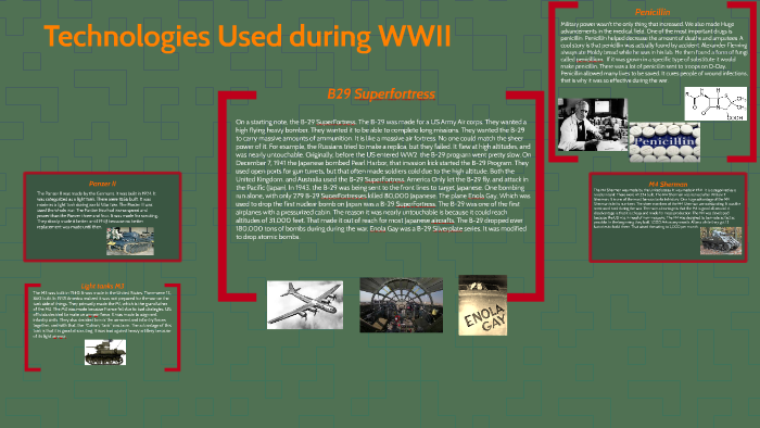 Technologies Used during WWII by brian williams on Prezi