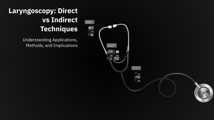 Laryngoscopy: Direct vs Indirect Techniques by Dr Aman Verma on Prezi