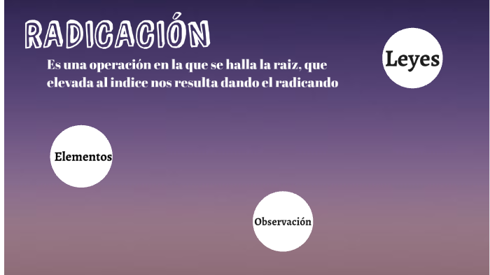 RADICACIÓN by Delia Gallardo Rojas on Prezi