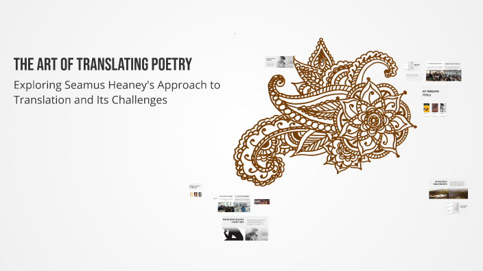 The Art of Translating Poetry by Jacek Mroczkows on Prezi