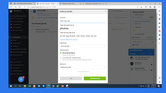 Review Base Work+ by lan huong duong on Prezi