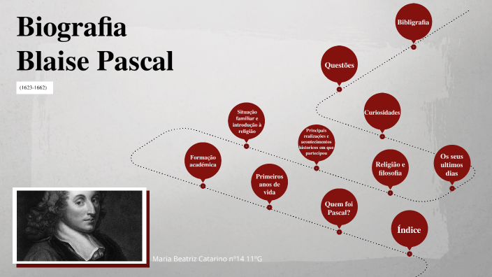Blaise Pascal biografia by Maria Catarino on Prezi