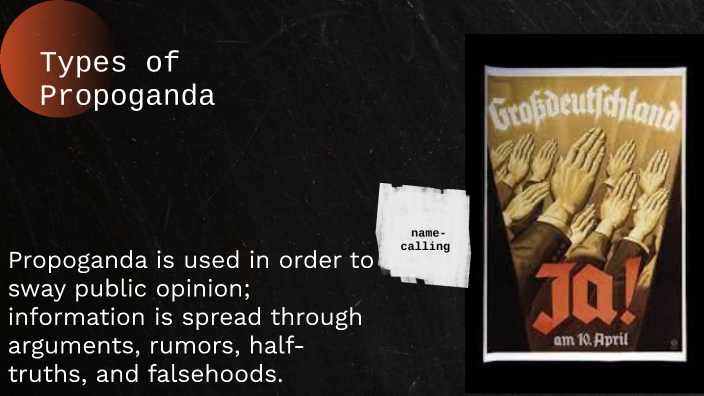 Propaganda types by Kobe Desouza on Prezi