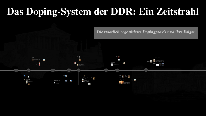 Das Doping-System der DDR: Ein Zeitstrahl by Claudia Steil on Prezi