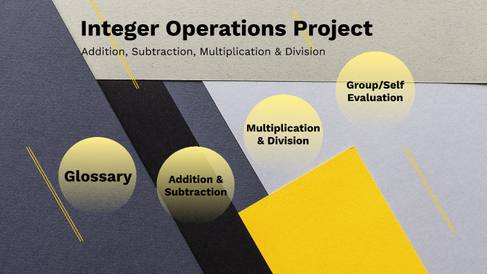 Integer Operations Project by Landon Rozwadowski on Prezi