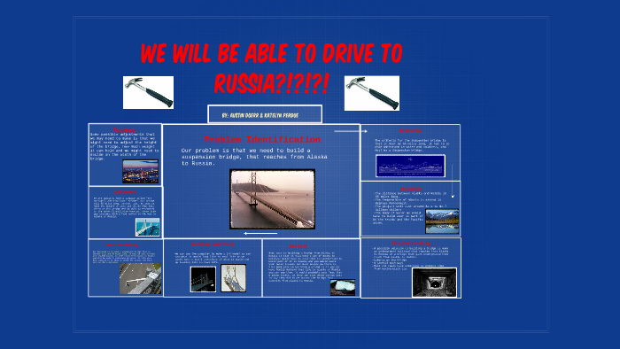 A Suspennsion Bridge that connects from Alaska to Russia by Austin ...