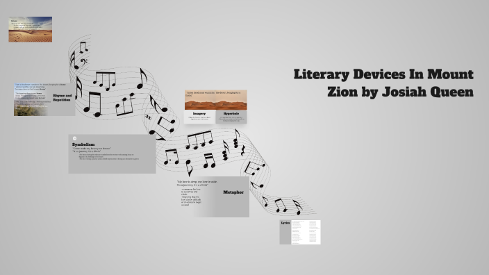 Analyzing Literary Devices in Song Lyrics by SAMANTHA MILHEISER on Prezi