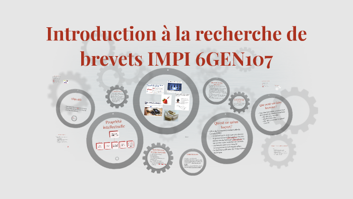 Introduction à la recherche de brevets IMPI 6GEN107 by Nadia Villeneuve ...