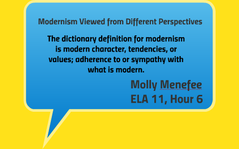 Different Types of Modernism by molly menefee on Prezi