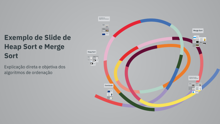 Exemplo de Slide de Heap Sort e Merge Sort by STOPOLAX on Prezi