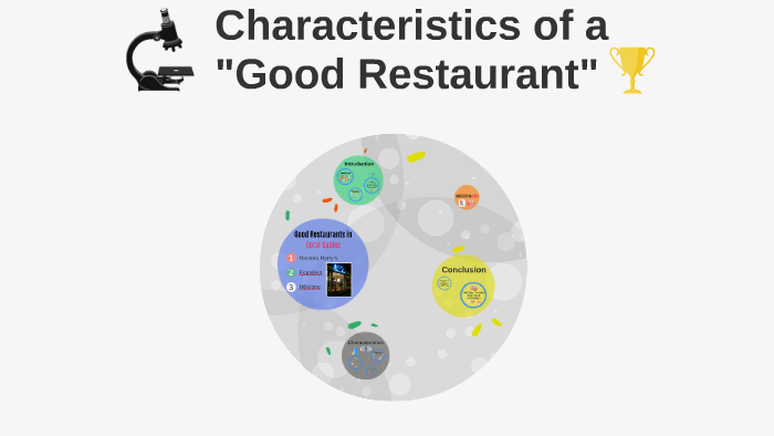 Characteristics of a Good Restaurant by Alfredo Vergara on Prezi