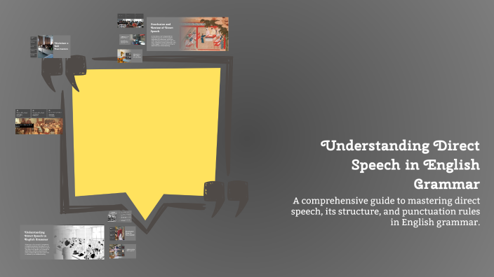 Understanding Direct Speech in English Grammar by Stalin Rosero on Prezi