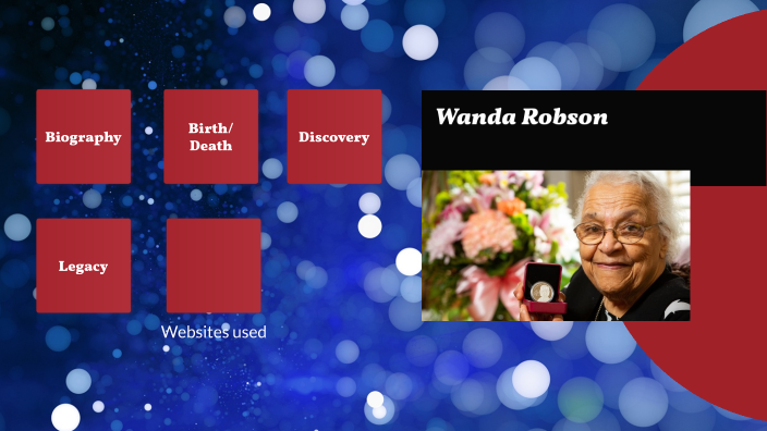 Laura's Wanda Robson biography by laur2330 laur2330 on Prezi