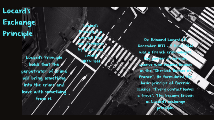 Locard's Exchange Principle by Airiana Wilson on Prezi