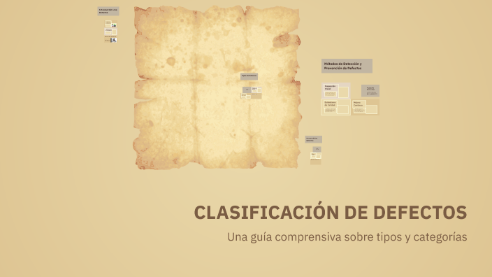 CLASIFICACIÓN DE DEFECTOS by NattySs RC on Prezi