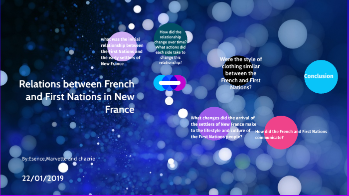 Relations between French and First Nations in New France by Esence ...
