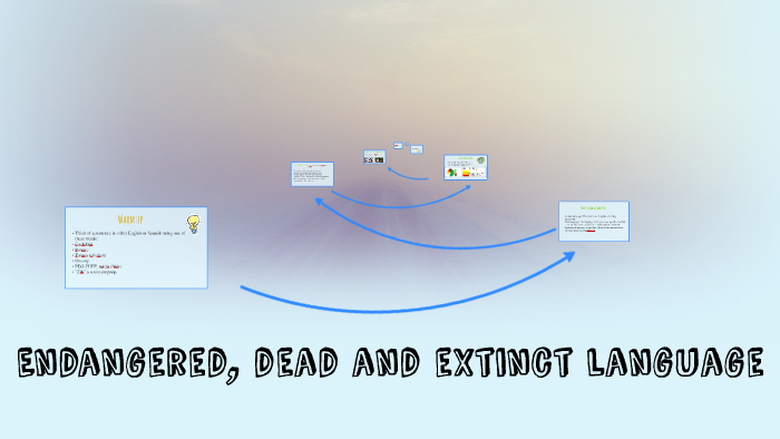 Endangered, dead and extinct language by on Prezi