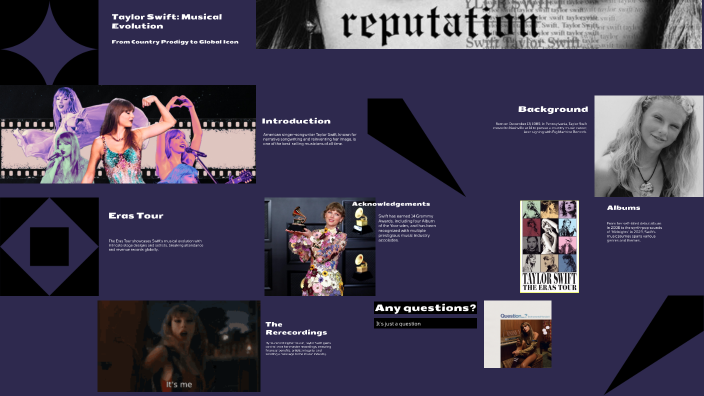 Taylor Swift: Musical Evolution by Bella Bruncsics on Prezi