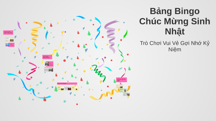 Bảng Bingo Chúc Mừng Sinh Nhật by Pham Makuro on Prezi