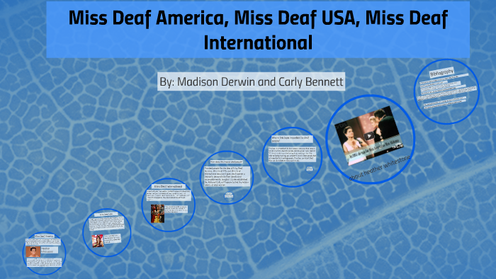 Miss Deaf America, Miss Deaf USA, Miss Deaf International by carly ...