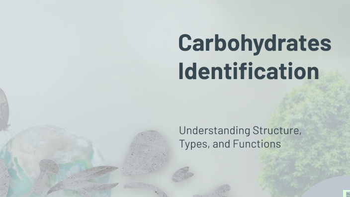 Carbohydrates Identification by Abdallah Mohamed on Prezi