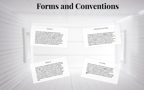 Forms and Conventions by Nader Antar