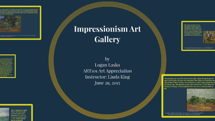 Impressionism Art Gallery by Logan Lasko on Prezi