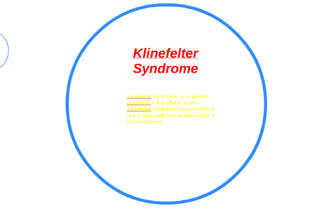 Klinefelter Syndrome by Keith Bagwell