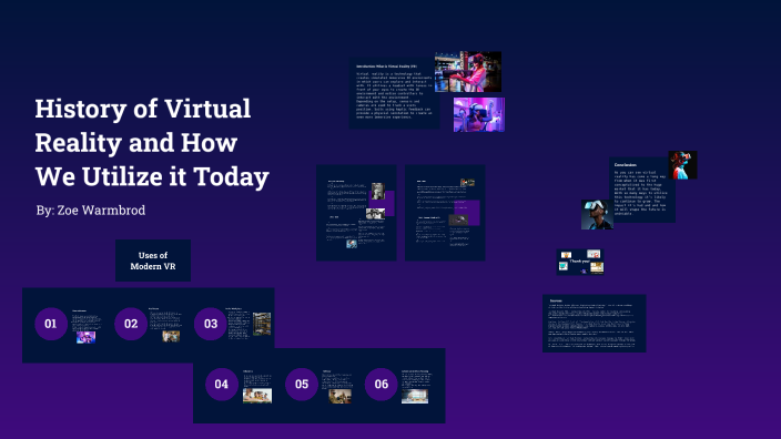 History of VR and How We Utilize it Today by Zoe on Prezi