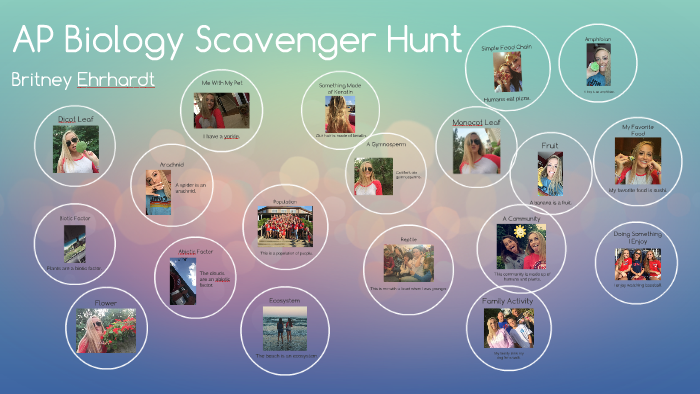 AP Biology Scavenger Hunt by Britney Ehrhardt on Prezi