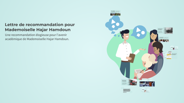 Lettre de recommandation pour Mademoiselle Hajar Hamdoun by Hajar ...