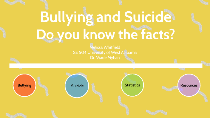 Bullying and Suicide PSA by Melissa Whitfield on Prezi