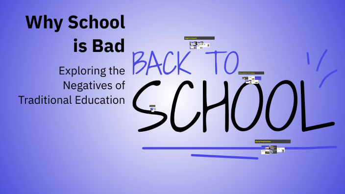 Why School is Bad by London Daniels on Prezi