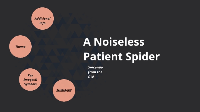 A Noiseless Patient Spider by Trinity Pursley on Prezi