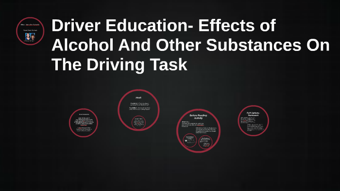 Driver Education- Effects of Alcohol And Other Substances On by Alexia ...