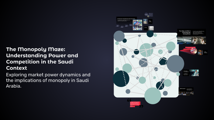 The Monopoly Maze: Understanding Power and Competition in the Saudi ...