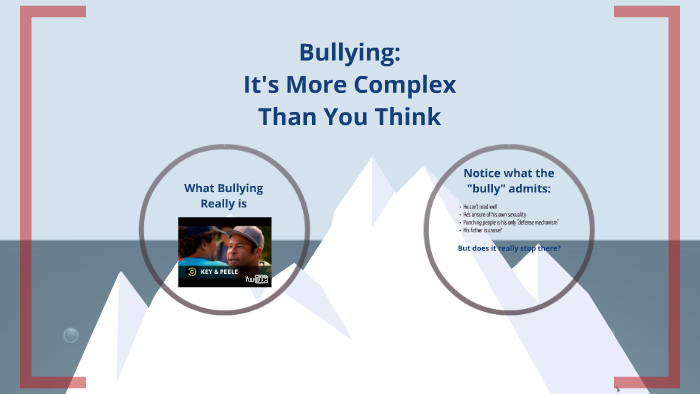 Bullying: The Tip of the Iceberg by Charish Halliburton on Prezi