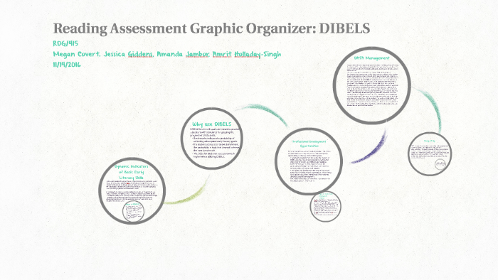 Reading Assessment Graphic Organizer: DIBELS by Amrit Holladay-Singh on ...