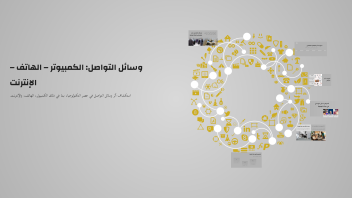 وسائل التواصل: الكمبيوتر – الهاتف – الإنترنت by Shaher siouri on Prezi