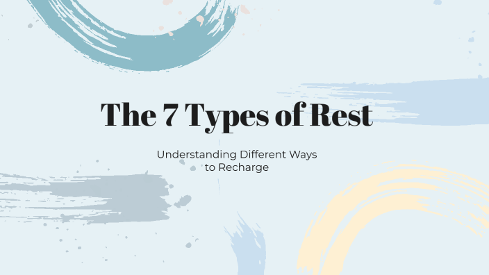 The 7 Types of Rest by Raziya K on Prezi