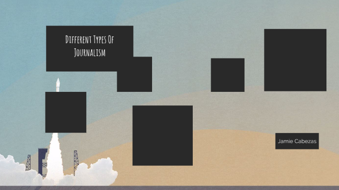 Different types of journalism by Jamie Cabezas on Prezi